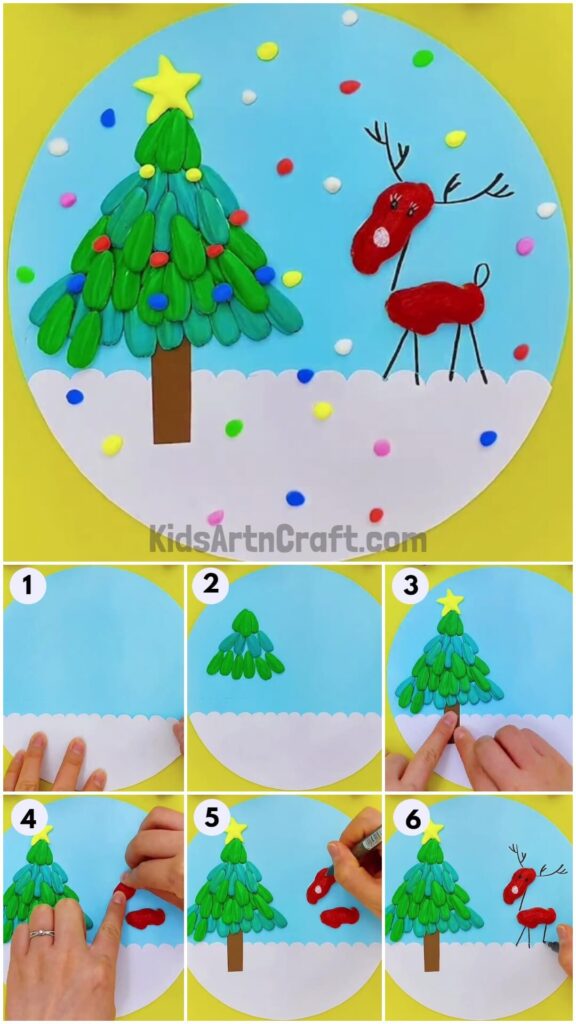 Handmade Christmas Scenery Craft Using Pistachio And Peanut Shell ...