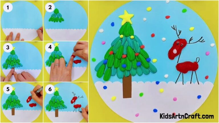 Handmade Christmas Scenery Craft Using Pistachio And Peanut Shell ...