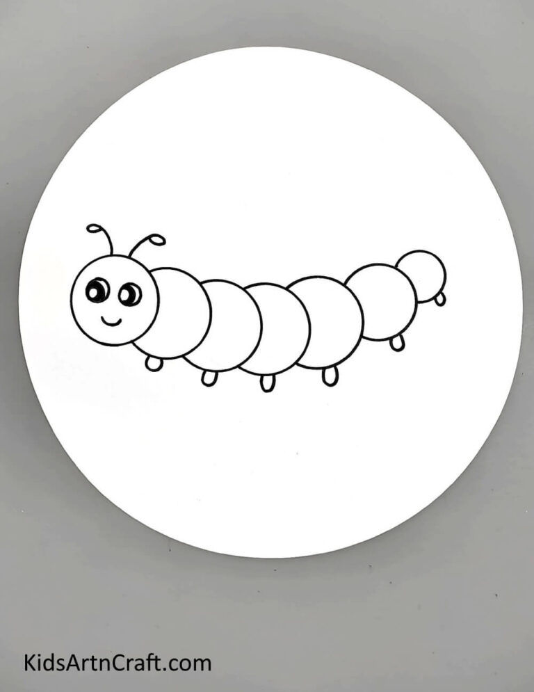 How to Draw Worm Easy Drawing for Kids - Kids Art & Craft