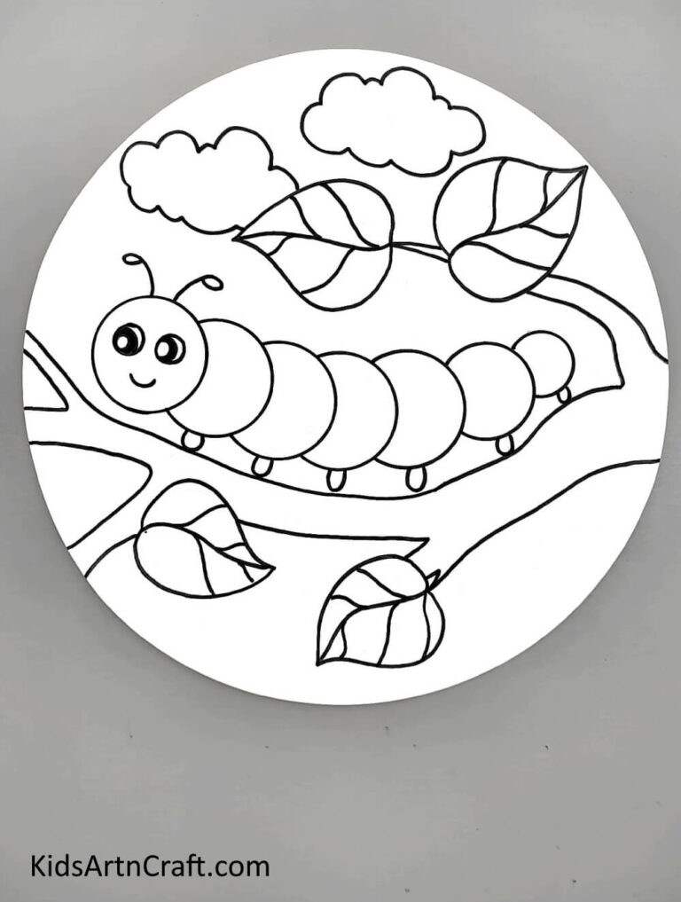 How to Draw Worm Easy Drawing for Kids - Kids Art & Craft