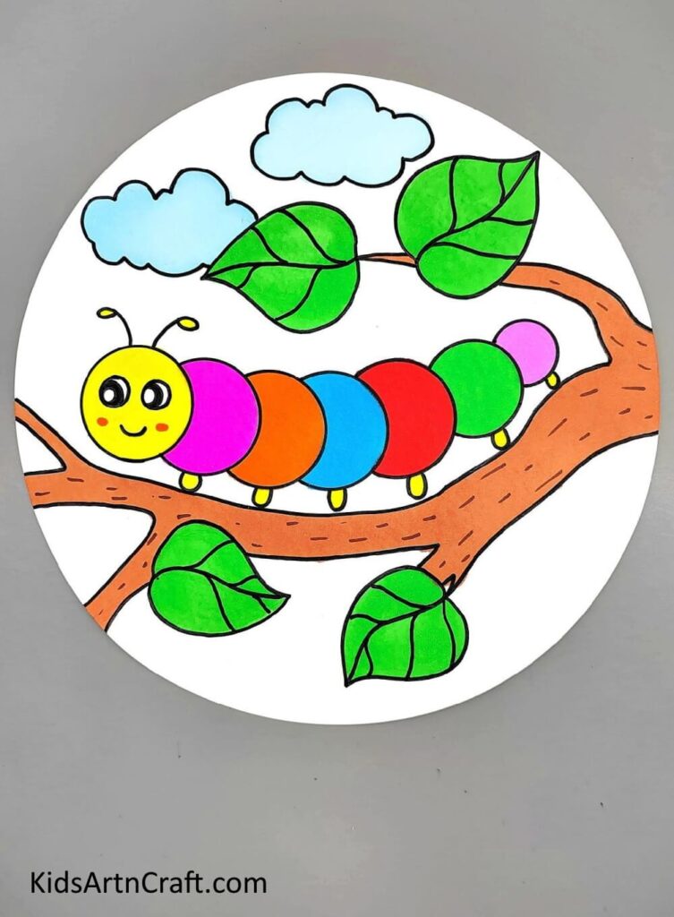 How to Draw Worm Easy Drawing for Kids - Kids Art & Craft