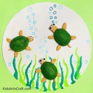 How To Learn Turtle From Walnut Shell Craft Tutorial - Kids Art & Craft