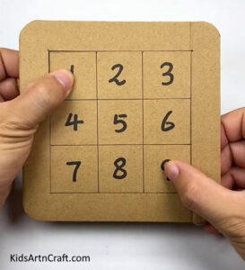 How To Make A Cardboard Puzzle Game At Home - Kids Art & Craft