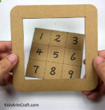 How To Make A Cardboard Puzzle Game At Home - Kids Art & Craft