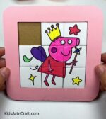 How To Make A Cardboard Puzzle Game At Home - Kids Art & Craft