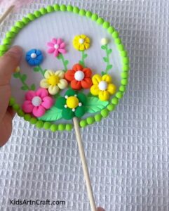 How to Make Clay Flowers Artwork for Beginners - Kids Art & Craft