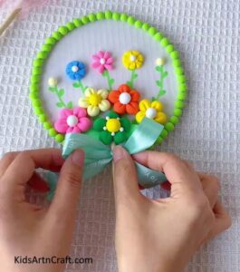 How to Make Clay Flowers Artwork for Beginners - Kids Art & Craft