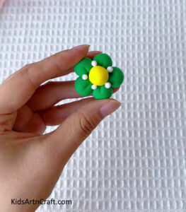 How to Make Clay Flowers Artwork for Beginners - Kids Art & Craft