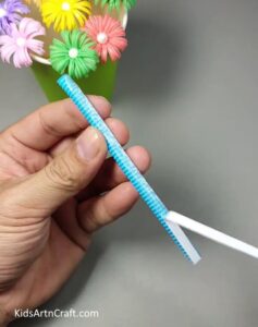 Drinking Straw Flower Craft Tutorial - Kids Art & Craft
