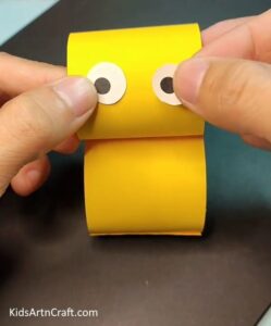 How to make duck from paper Strips For Kids - Kids Art & Craft