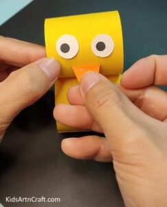 How to make duck from paper Strips For Kids - Kids Art & Craft