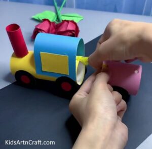 How to Make Handmade Paper Toy Train for Kids - Kids Art & Craft