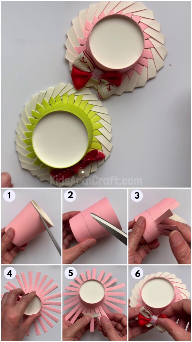 How To Make Mini Hat Using Paper Cup For Kids - Kids Art & Craft