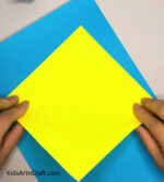 How To Make Origami Moon Craft With Step By Step Tutorial - Kids Art ...