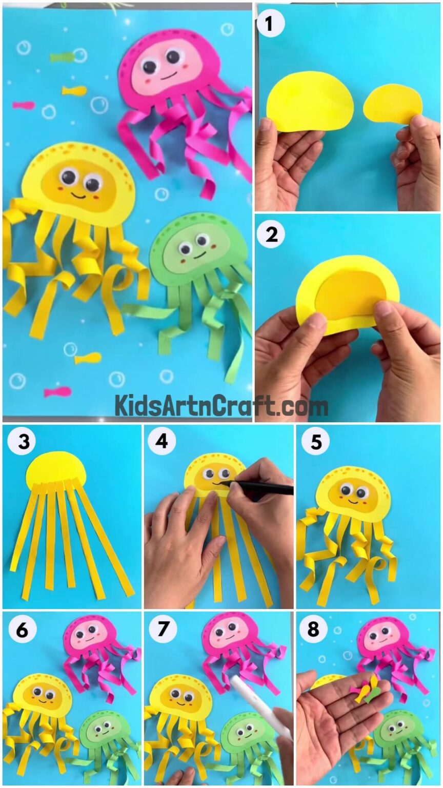 How to make Paper Octopus Craft For Kids - Kids Art & Craft