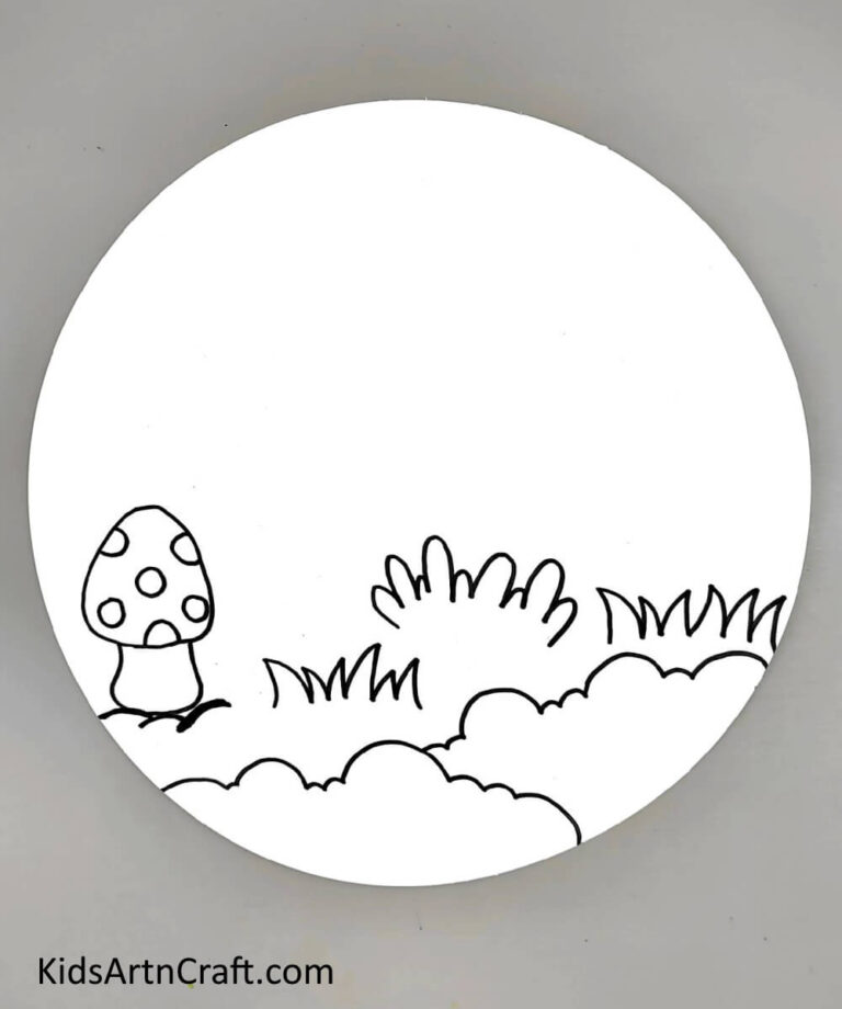 Learn to draw Flower Garden drawing for kids - Kids Art & Craft