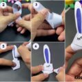 How to Make Paper Rabbit - Step by Step Instructions - Kids Art & Craft