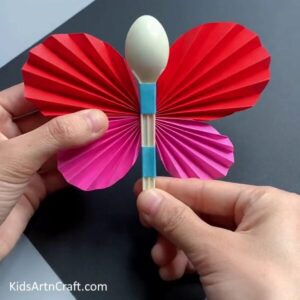 Learn to Make Cute Butterfly using Paper and Spoon - Kids Art & Craft
