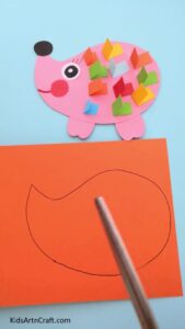 How To Make Paper Hedgehog Craft For Kids - Kids Art & Craft