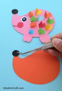 How To Make Paper Hedgehog Craft For Kids - Kids Art & Craft
