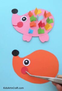 How To Make Paper Hedgehog Craft For Kids - Kids Art & Craft