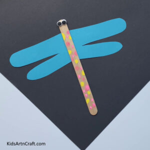 Learn To Make Popsicle Stick Dragonfly Craft - Kids Art & Craft