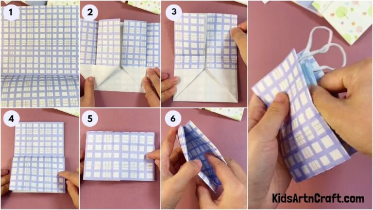 Make a Handy Paper Origami Pouch For Kids - Kids Art & Craft