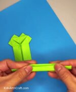 Moving Paper Toy Frog Easy Craft For Kids - Kids Art & Craft