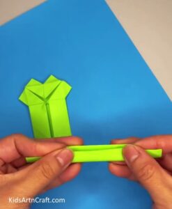 Moving Paper Toy Frog Easy Craft For Kids - Kids Art & Craft