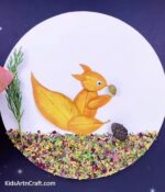 Autumn Leaf Squirrel Craft Tutorial For Beginners - Kids Art & Craft