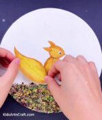 Autumn Leaf Squirrel Craft Tutorial For Beginners - Kids Art & Craft