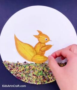 Autumn Leaf Squirrel Craft Tutorial For Beginners - Kids Art & Craft