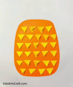 Pineapple Paper Craft easy tutorial for kids - Kids Art & Craft