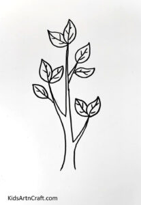 Planting a Tree Easy Drawing For Environment Day - Kids Art & Craft