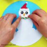 Pretty Snowman Paper Clay Craft Tutorial For Beginners - Kids Art & Craft