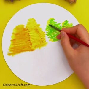 Pretty Tree Landscape Sketchpen Painting Art Idea For Kids - Kids Art ...
