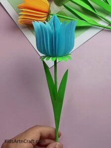 Pretty Tulip Flower Easy Craft Tutorial For Kids - Kids Art & Craft