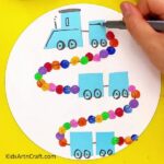 Rainbow Train Artwork Craft Tutorial For Kids - Kids Art & Craft