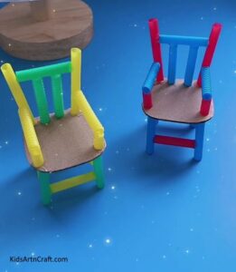 Recycled Cardboard & Plastic Straw Chair Craft Step-By-Step Tutorial ...