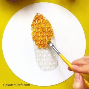 Simple Corn Craft Using Bubble Wrap Tutorial For Beginners - Kids Art ...