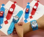 Simple Origami Paper Watch Easy Craft At Home - Kids Art & Craft