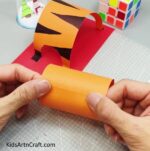 Simple Tiger Paper Craft Step by Step Tutorial - Kids Art & Craft