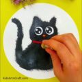 Adorable Cat Painting Tricks And Steps Tutorial For Kids - Kids Art & Craft