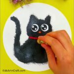 Adorable Cat Painting Tricks And Steps Tutorial For Kids - Kids Art & Craft