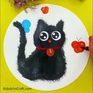 Adorable Cat Painting Tricks And Steps Tutorial For Kids - Kids Art & Craft