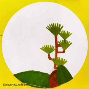 Creative Crane Bird Fall Leaves Scenery Craft Idea For Kids - Kids Art ...