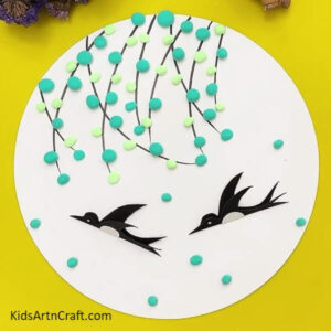 Beautiful Birds Flying Under Tree Clay Craft Step-by-step Tutorial ...