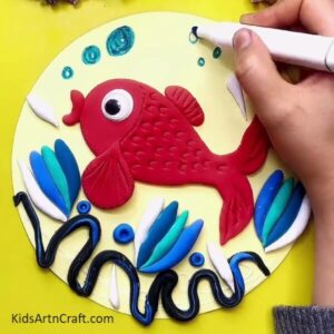 Beautiful Underwater Fish Using Colored Clay Craft - Kids Art & Craft