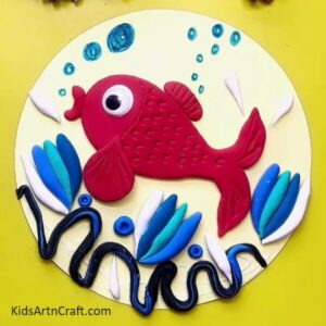 Beautiful Underwater Fish Using Colored Clay Craft - Kids Art & Craft