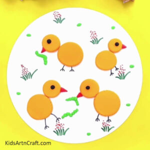 Clay Chicks Craft Step-by-step Tutorial For Beginners - Kids Art & Craft